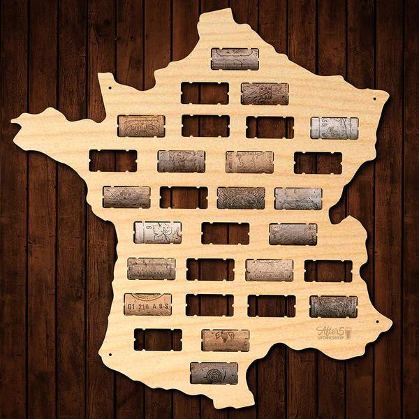 France Wine Cork Sign
