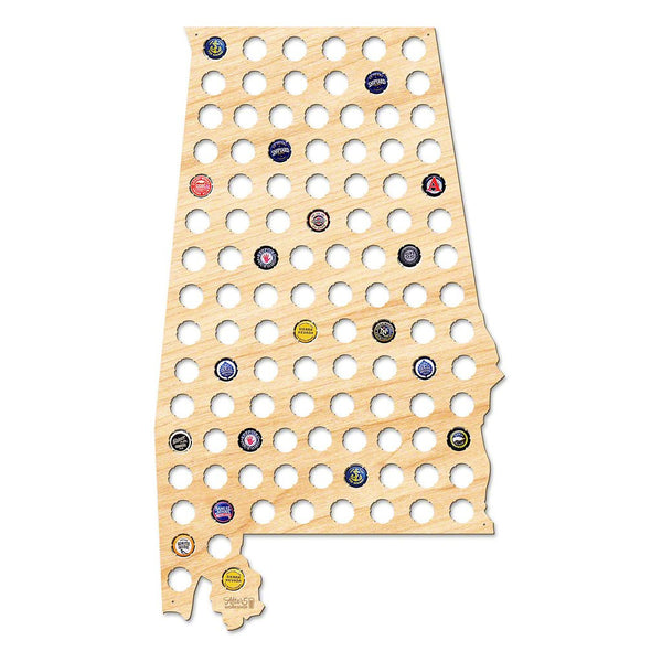 Alabama Beer Cap Sign