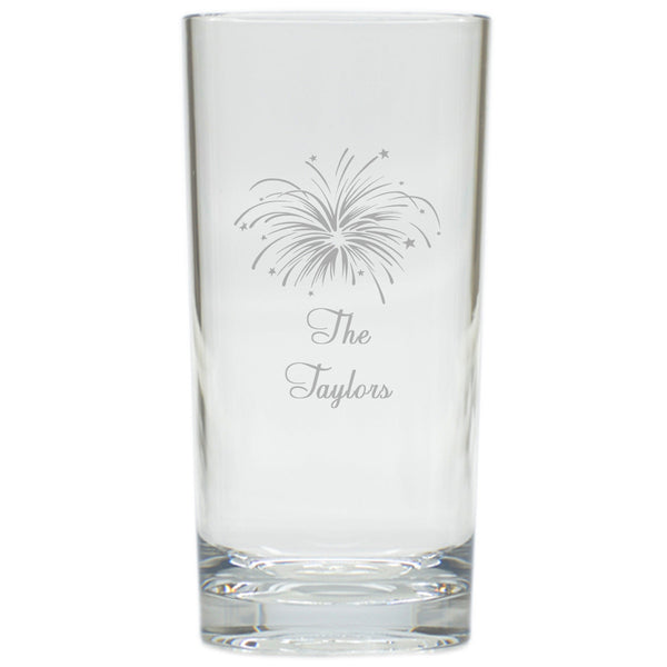 Fireworks Highball Outdoor Acrylic Glasses - Set of 4